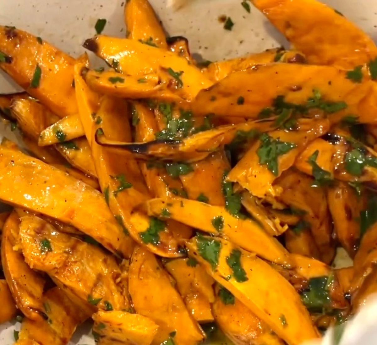 Outstanding, Mouth Watering, Grilled Sweet Potatoes with a Cilantro ...