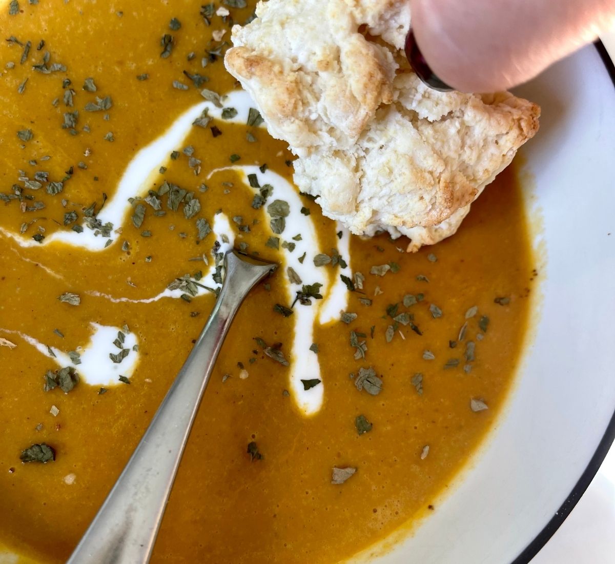 Try This Easy Pumpkin Soup With Canned Pumpkin - Meals With Maria