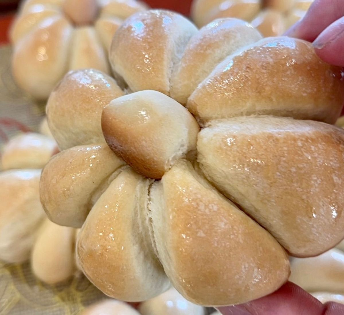 Whip Out These Pumpkin Shaped Bread Rolls at Thanksgiving! - Meals With ...
