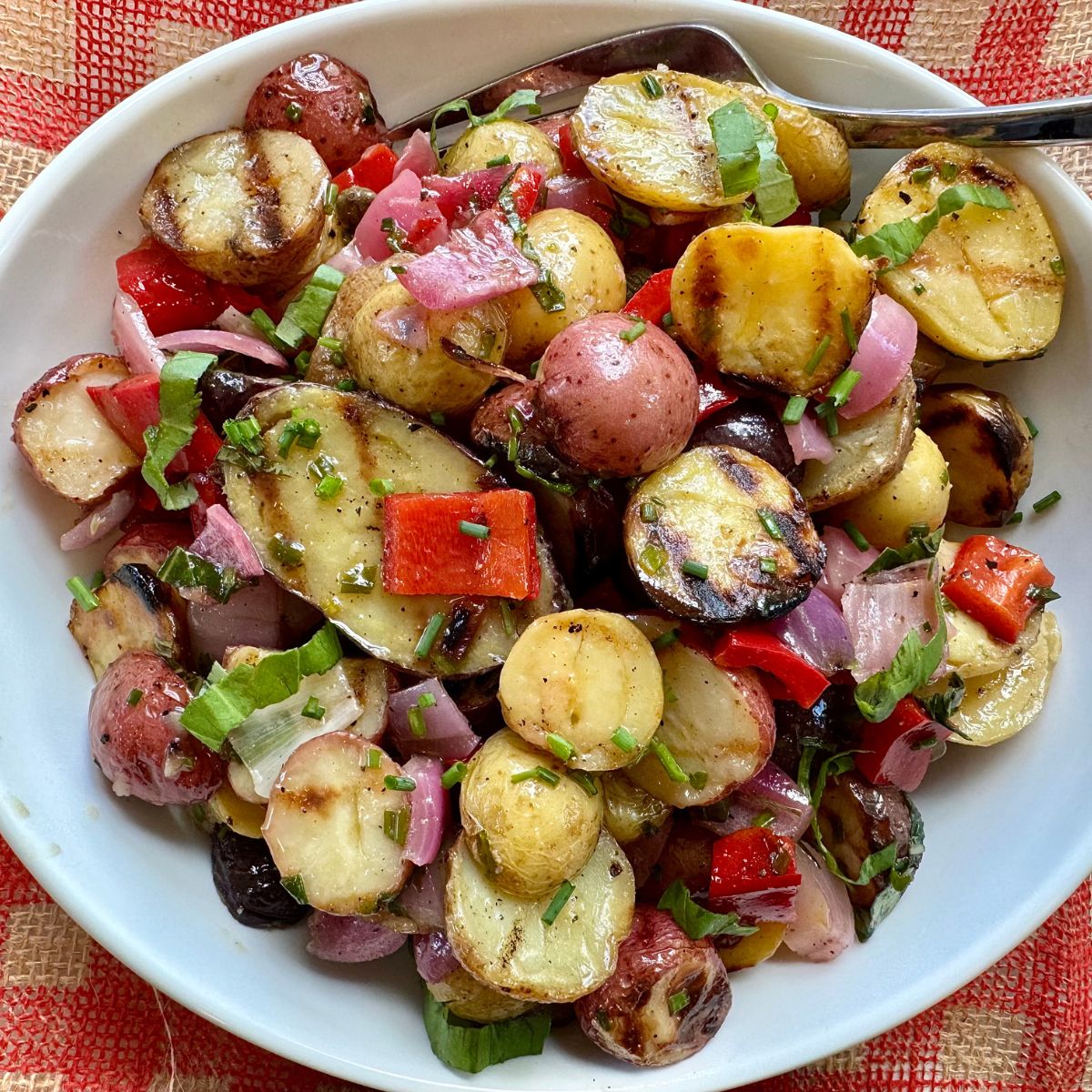 Grilled Lemon Potato Salad (No Mayo!) – The Only Summer Salad You’ll ...